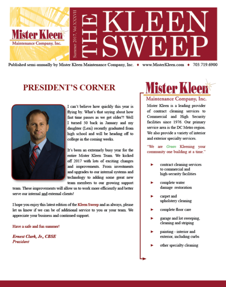 Mister Kleen Kleen Sweep