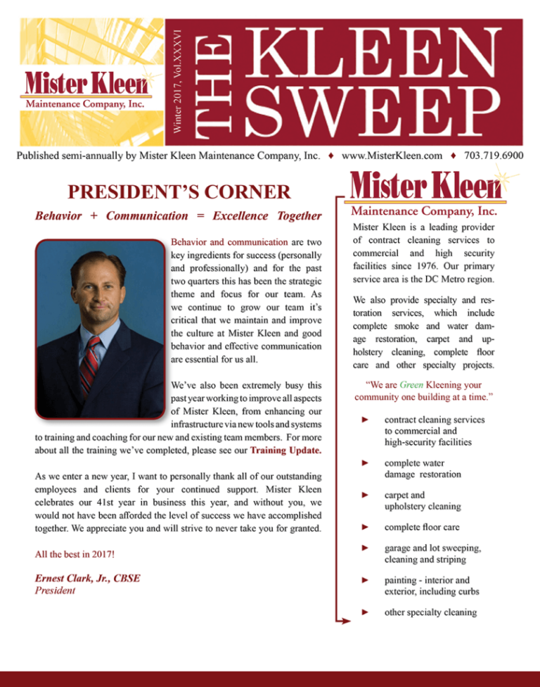 Mister Kleen Kleen Sweep